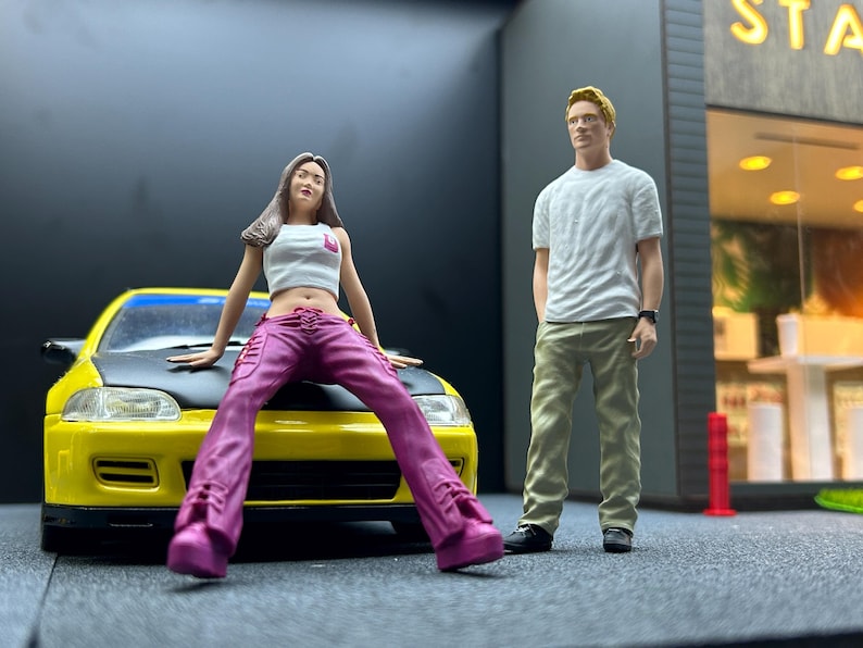 1/18 Scale Brian and Suki Figure - Fast Furious - Etsy