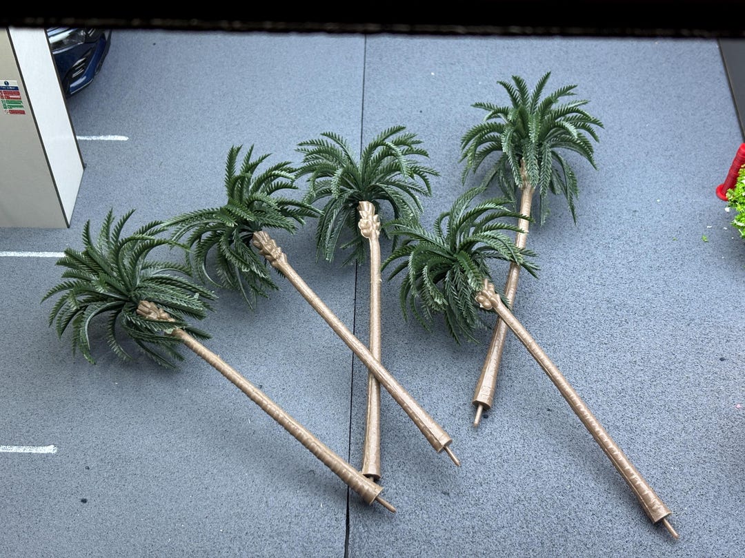 1/18 Scale Coconut Tree for Dioramas Accessory - 5pcs - Etsy