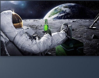 astronaut drinking