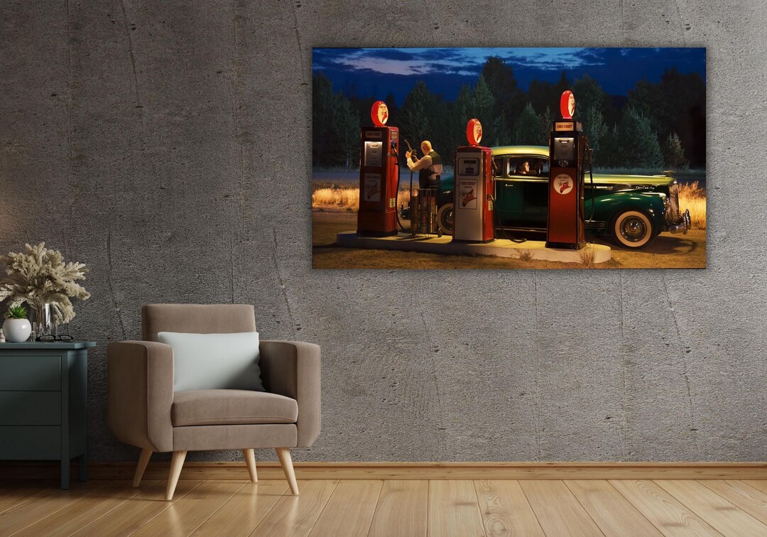 Edward Hopper Paintings,edward Hopper Gas Station Canvas Art,edward ...