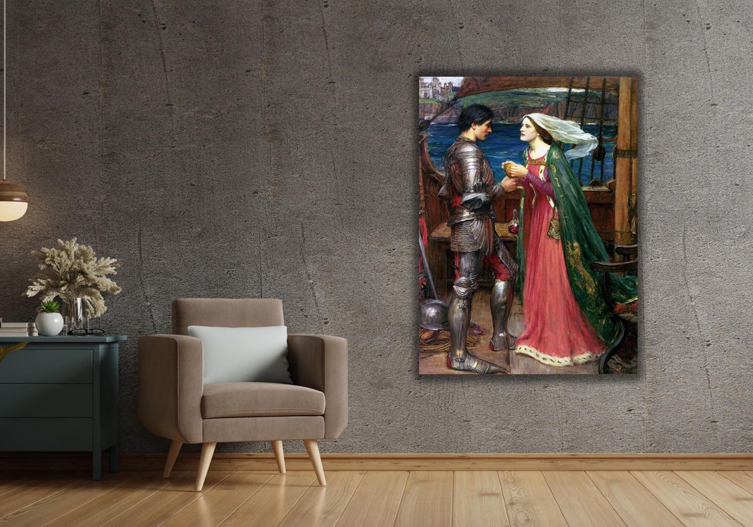 Waterhouse Tristan and Isolde With the Potion Art Print,john William ...