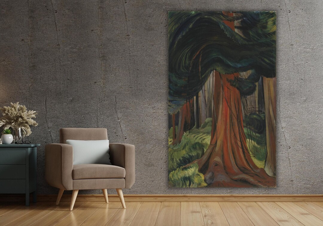 Emily Carr " Red Cedar " NEW Mint Giclee Canvas Art Remarkable West ...