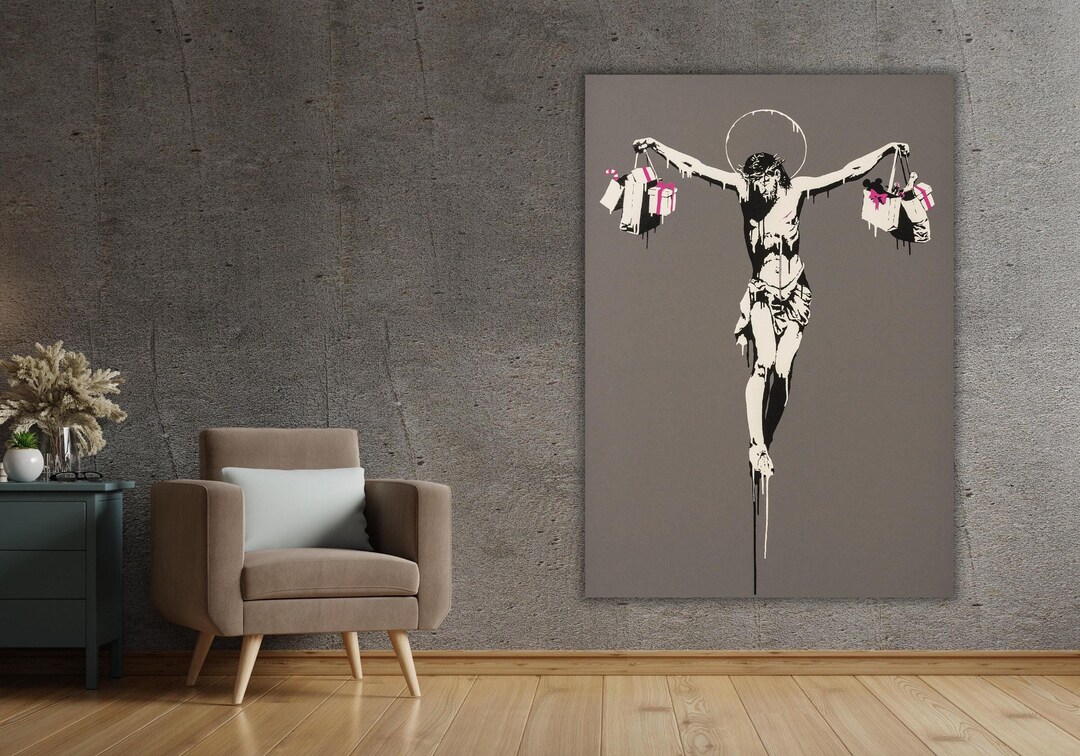 Jesus Christ Print,jesus Christ Portrait Print,graffiti Jesus Christ ...