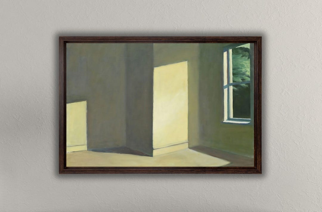 Edward Hopper Empty Room Art Painting,reproduction Wall Art,edward ...