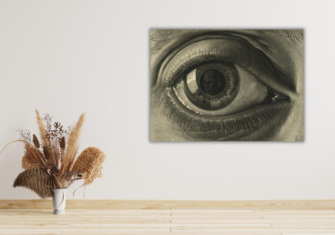 MC Escher Eye Print,eye Wall Decor,eye by Maurits Cornelis Escher Ready ...
