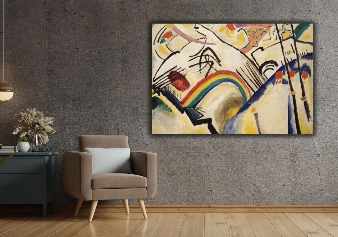 Wassily Kandinsky Cossacks 1910 Canvas Wall Art,kandinsky Cosaques ...