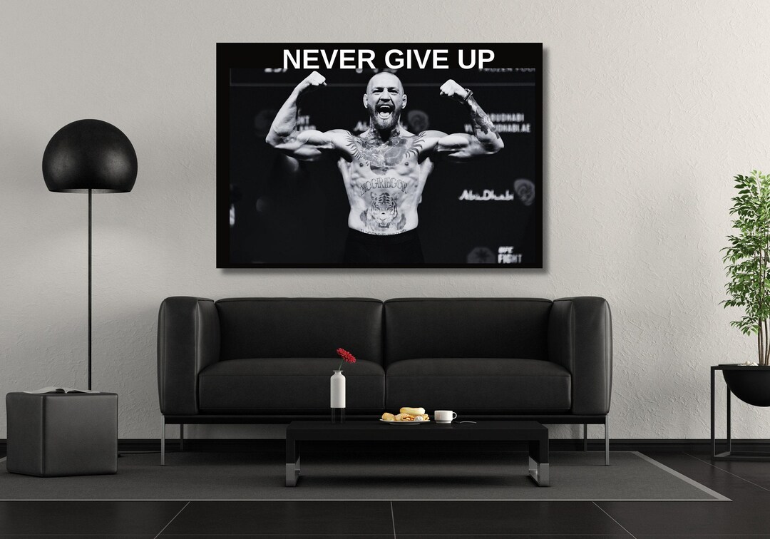 UFC MMA Wall Decor, Sports Art Canvas,bedroom Wall Decor,conor Mcgregor ...