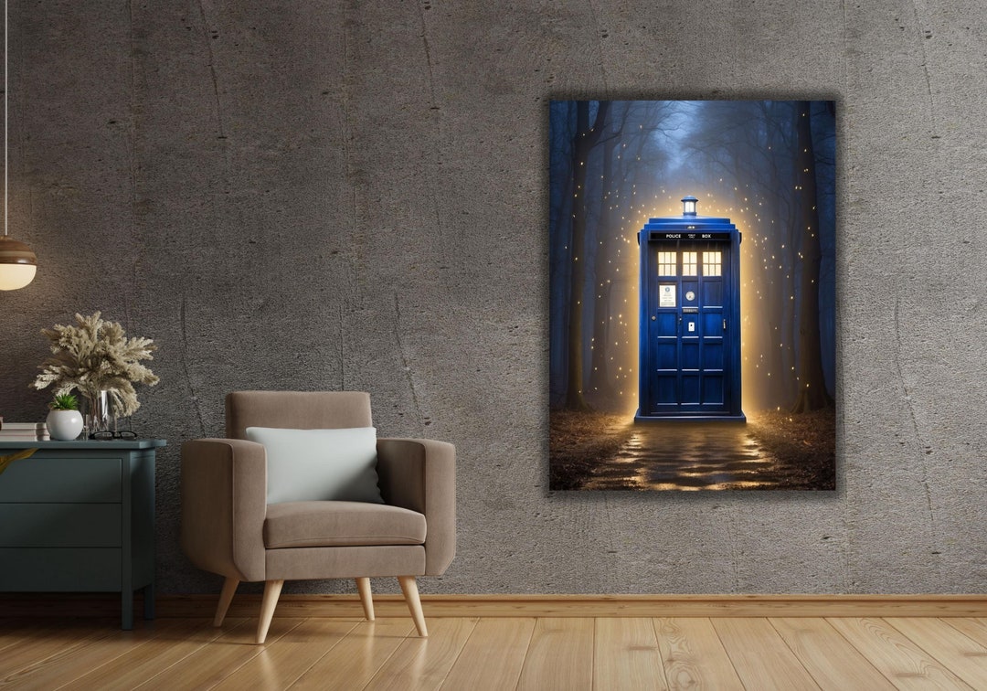 Doctor Who Tardis Box Canvas Tardis Art Doctor Who Wall Art Print ...