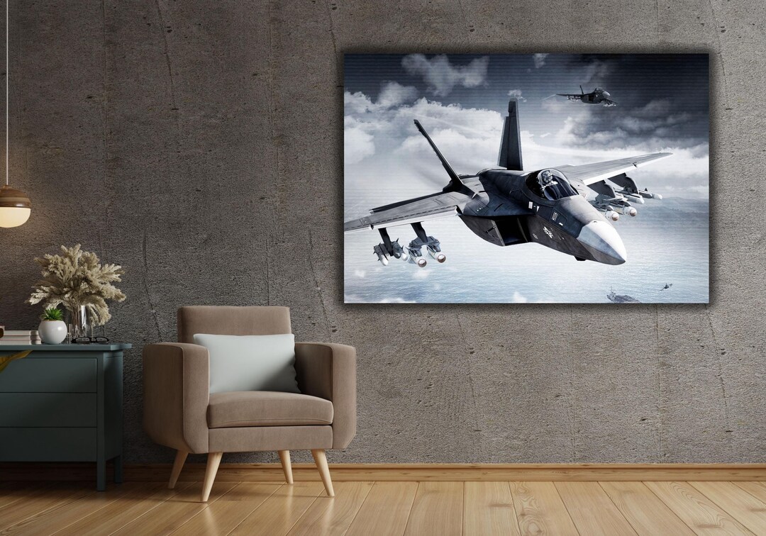 Airplane Military Aviation Gift Plane, Arma 3 Jets Canvas Wall Art ...