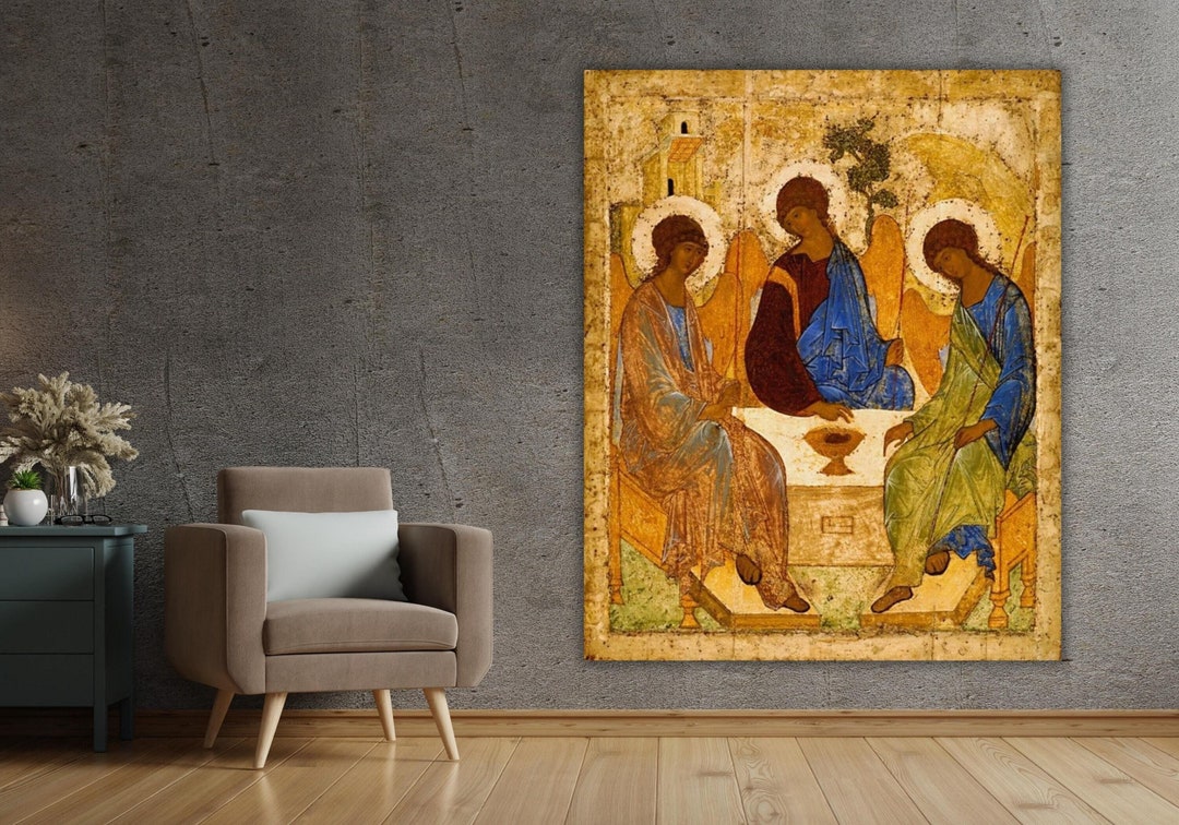Andrei Rublev the Trinity Giclee Print Texture Gel Reproduction ...