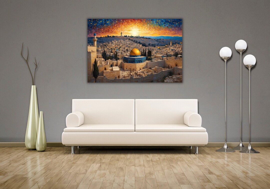 Masjid Al Aqsa Poster Art Canvas Print,jerusalem Canvas Wall Art ...