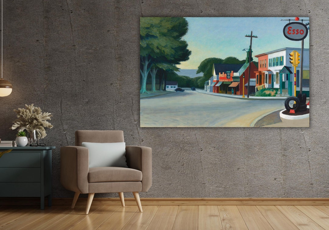 Edward Hopper Art Reproduction Classic Art Print CANVAS ART PRINT ...