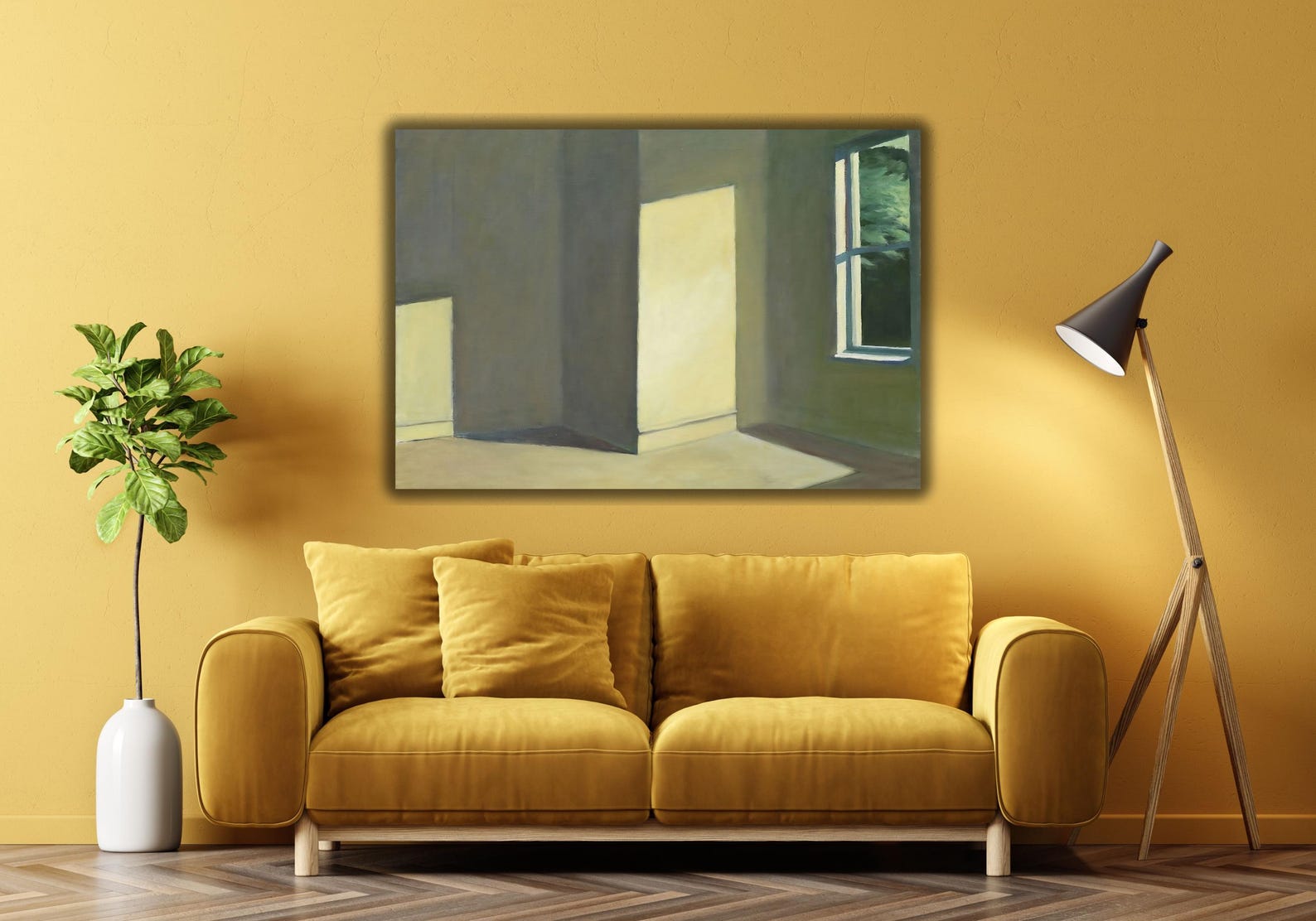 Edward Hopper Empty Room Art Painting,reproduction Wall Art,edward ...