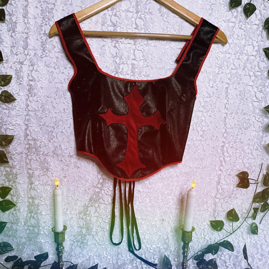 Handmade Cross Corset - Etsy