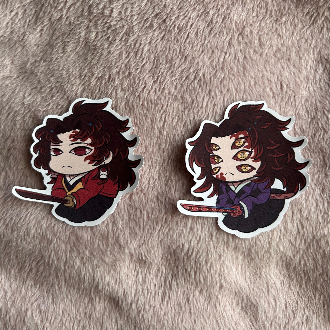 Demon Slayer Chibi Vinyl Stickers | Bundle 1: Kokushibo/michikatsu ...