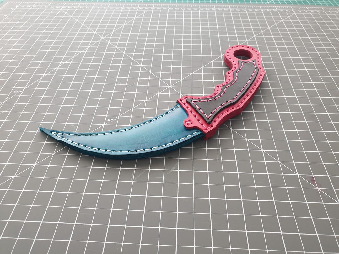 Larp Karambit Leather Pattern Cosplay Prop PDF DXF - Etsy