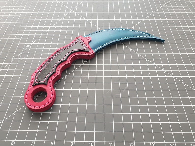 Larp Karambit Leather Pattern Cosplay Prop PDF DXF - Etsy