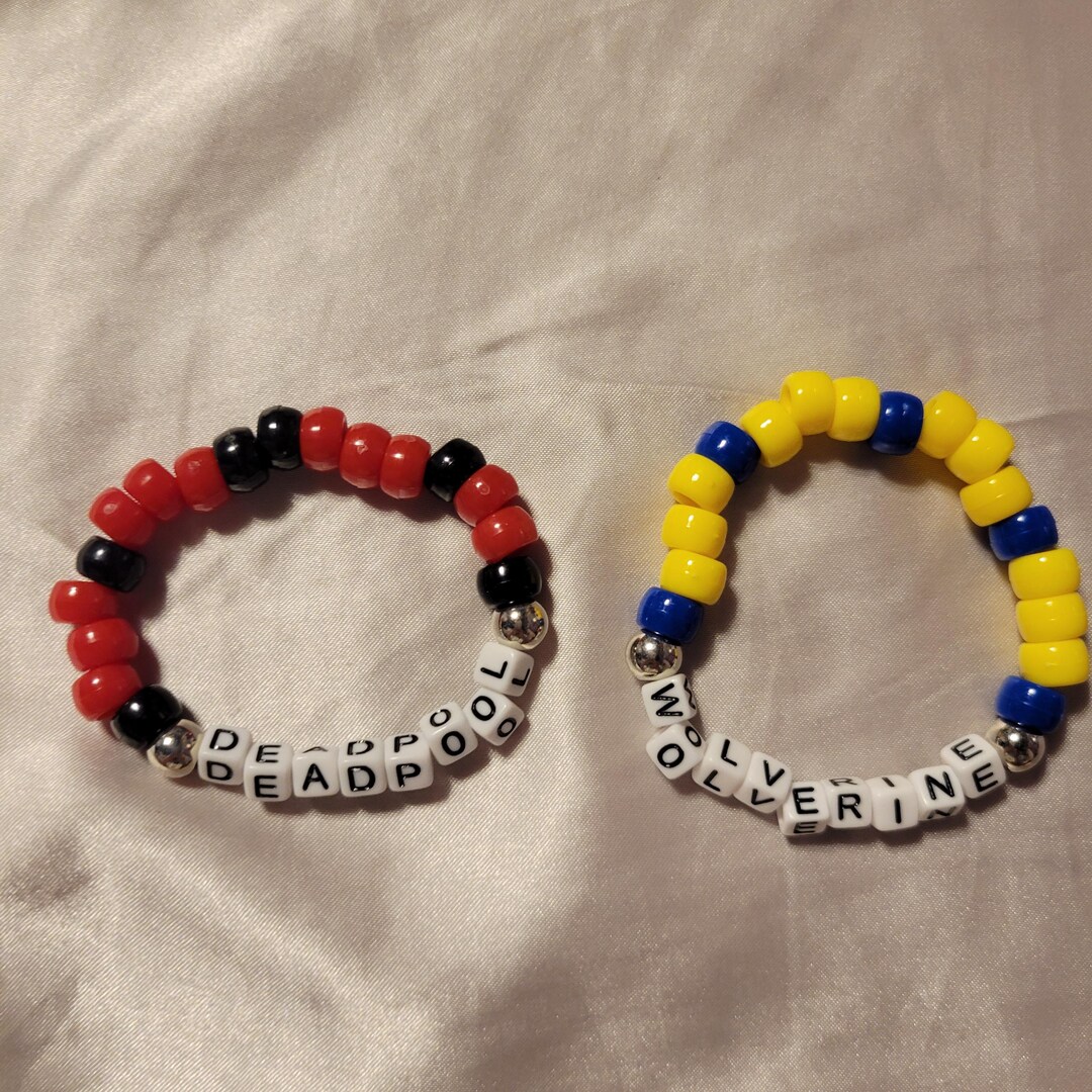 Deadpool and Wolverine Bracelets. - Etsy