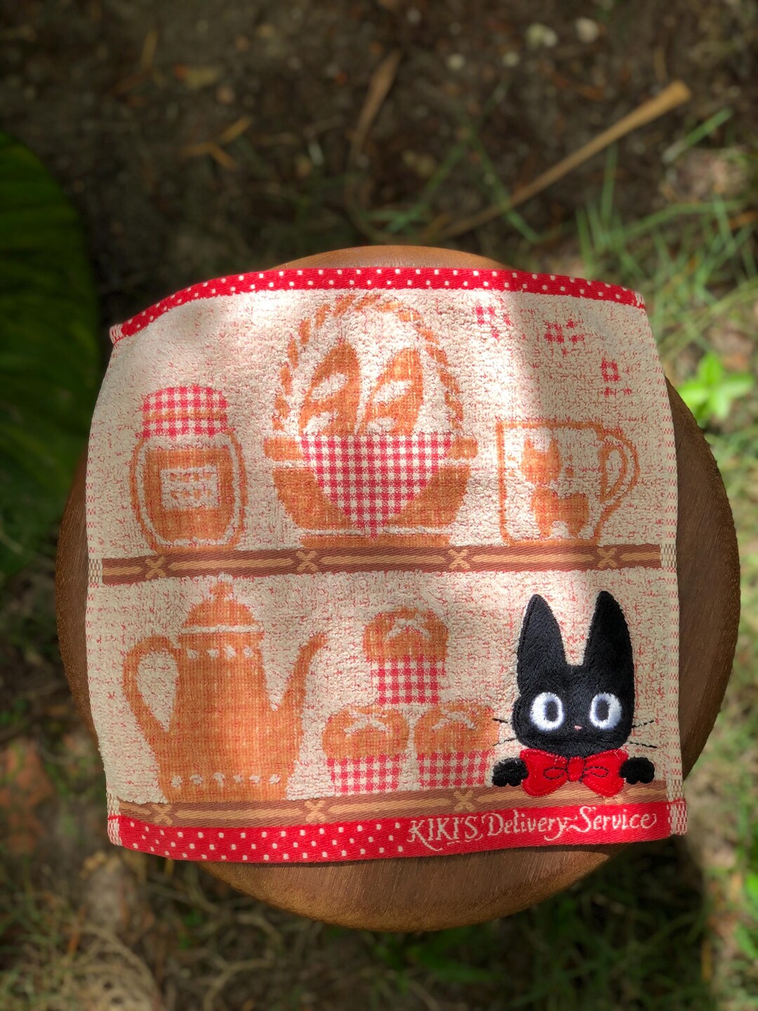 Ghibli Kiki's Delivery Service Jiji Small Face Towel Handkerchief Jiji ...