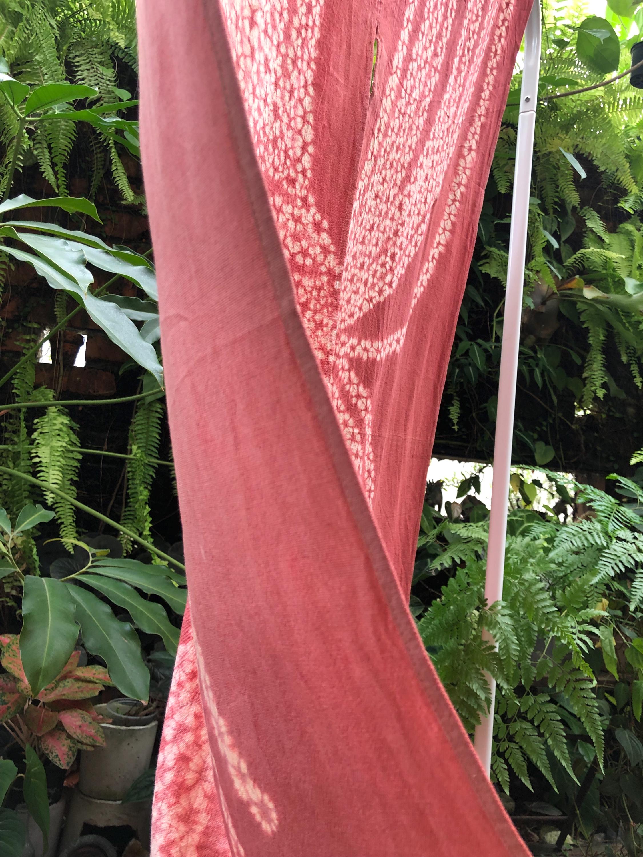 Traditional Red Shibori Noren Vintage Noren Japanese Curtain Lucky Knot ...