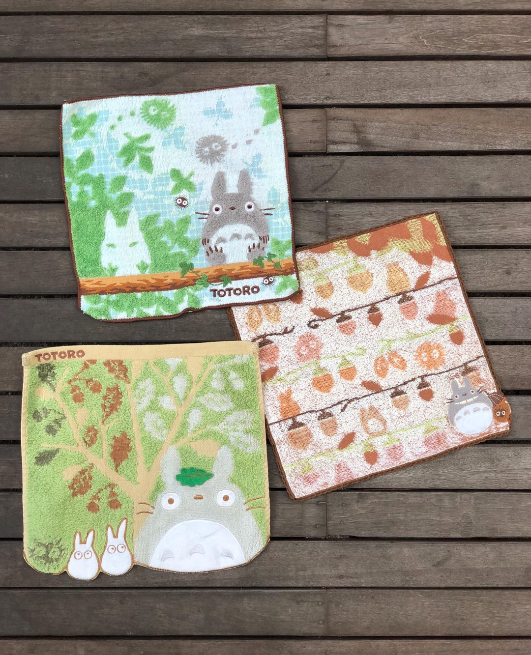 Gibli My Neighbor Totoro Mini Towel Handkerchief Totoro Face Towel ...