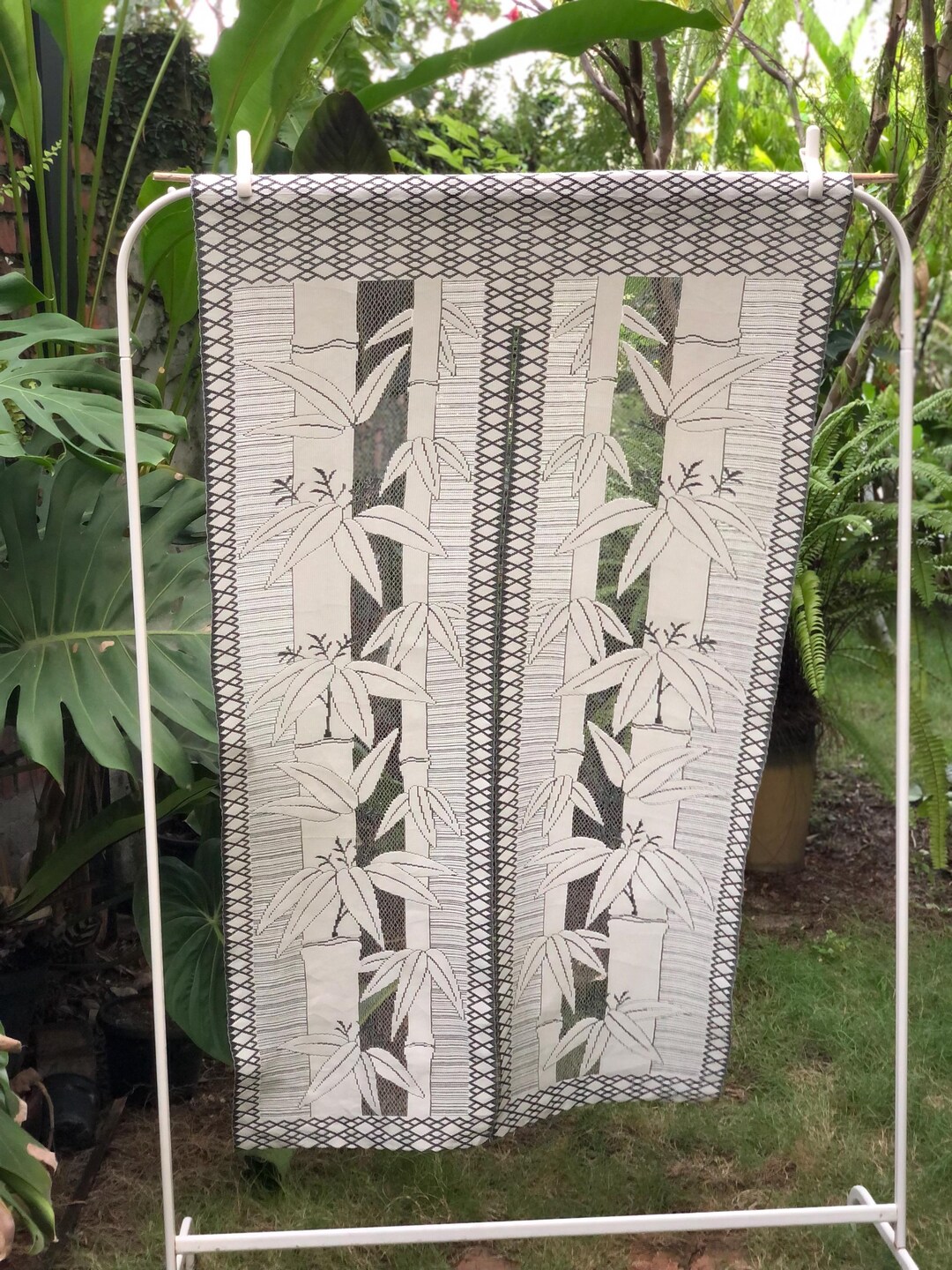 Traditional Japanese Noren Curtains Bamboo Design Doorway Curtains Room ...