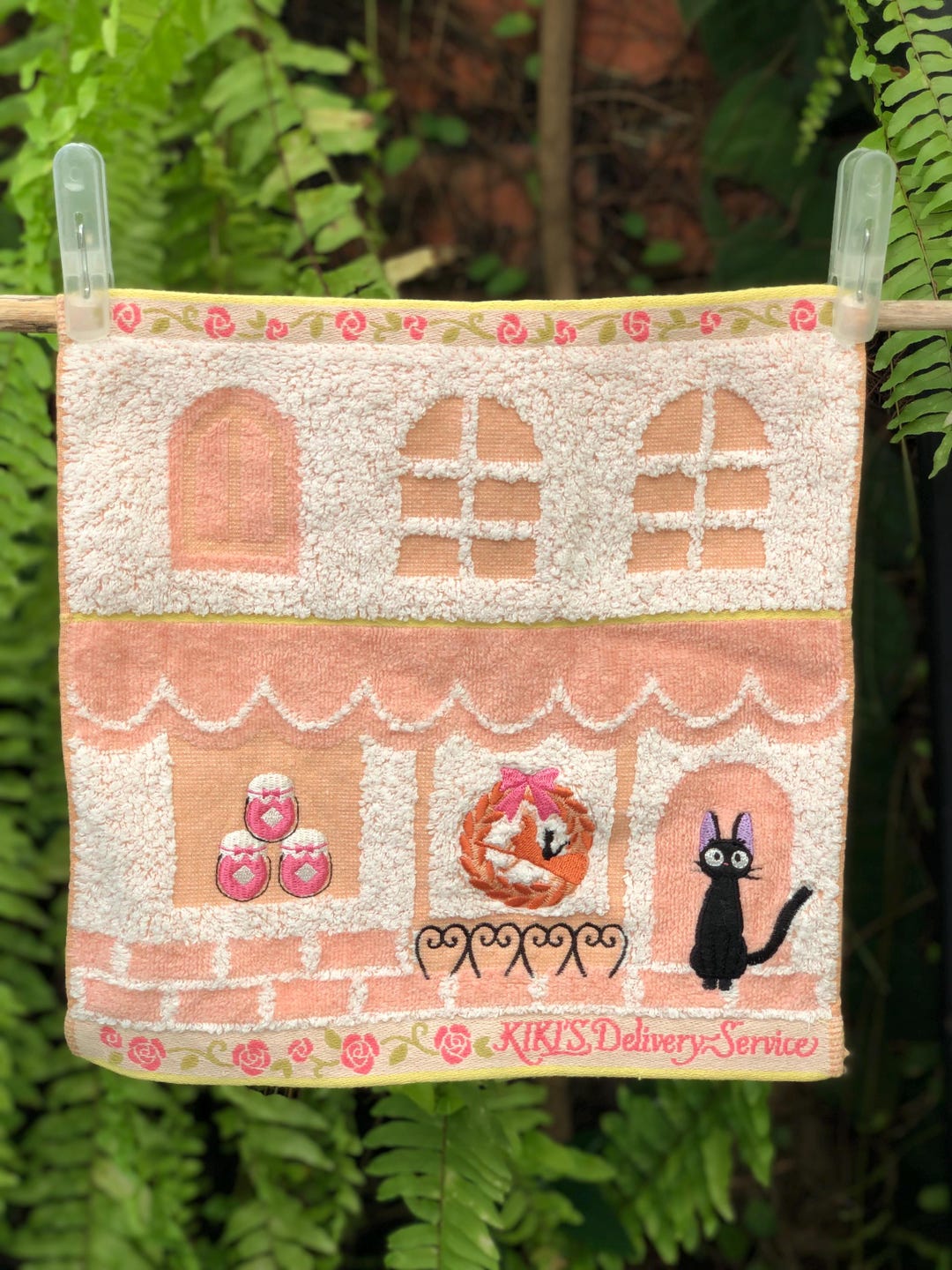 Ghibli Kiki's Delivery Service Jiji Small Towel Handkerchief Jiji ...