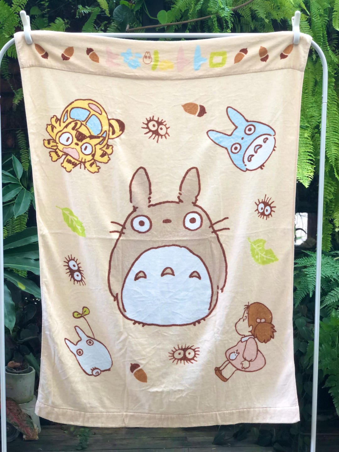 RARE GHIBLI My Neighbor Totoro Cotton Bath Towel 90 X 120cm | | Kawaii ...