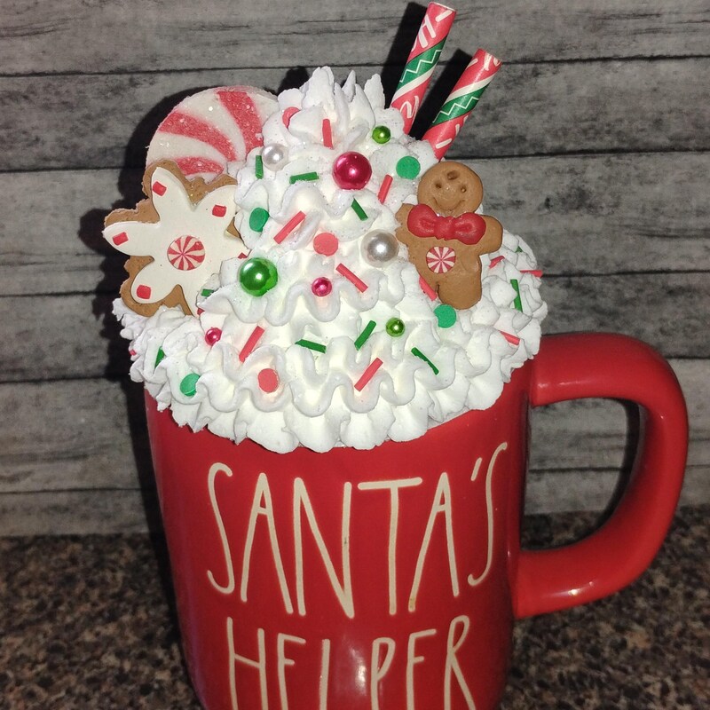 Gingerbread Mug Topper - Etsy