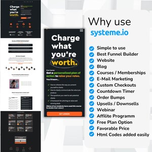 Systeme.io Lead Magnet Funnel Template: Online Course Sales - Etsy