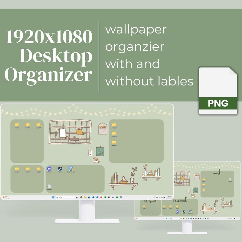 Desktop wallpaper 2 screens - Etsy.de