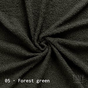 Earthy Tone Teddy Fabrics, Beautiful Warm and Soft Premium Quality ...