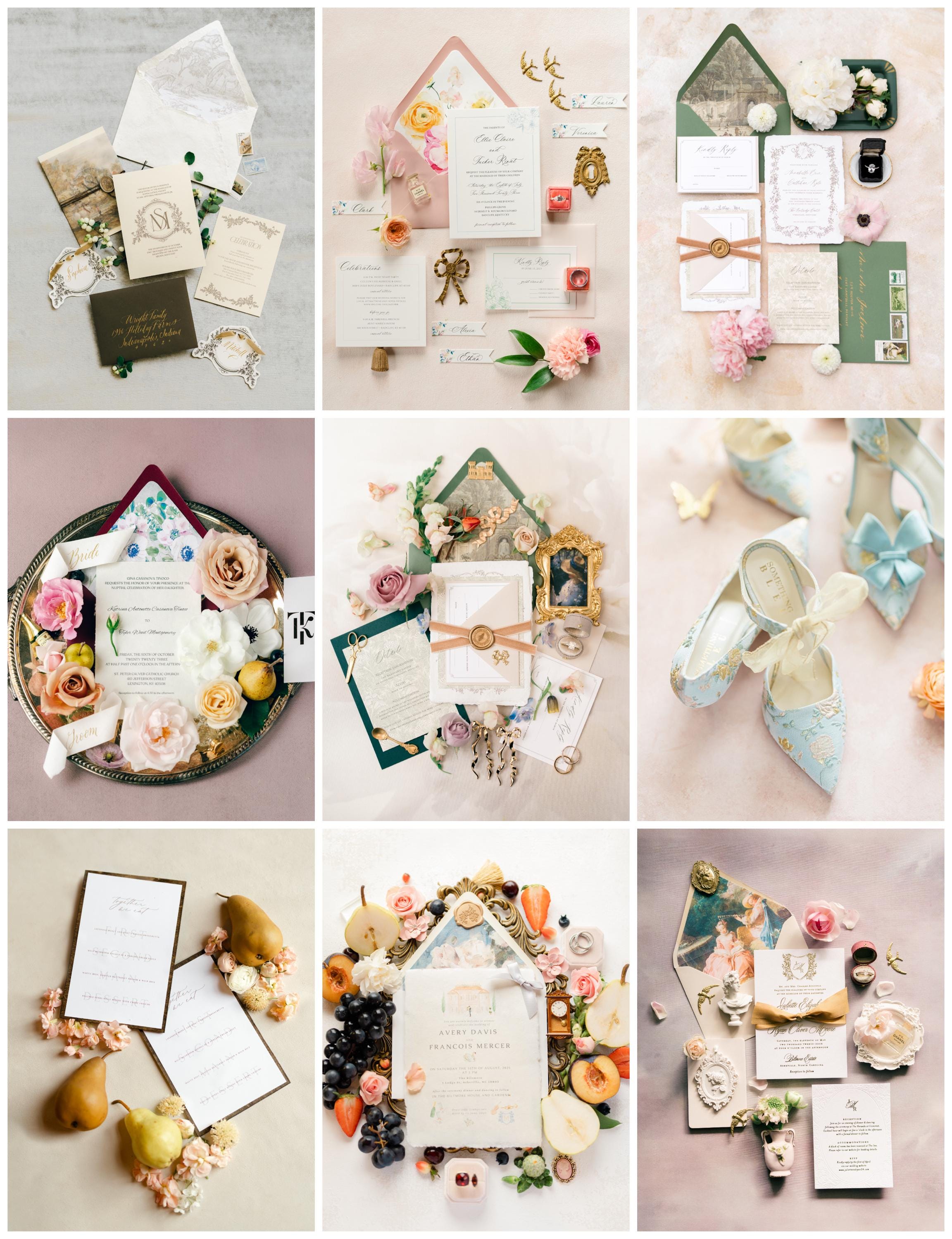 Fine Art Flat Lay Kit - Wedding Photography Props - Curated Flat Lay ...