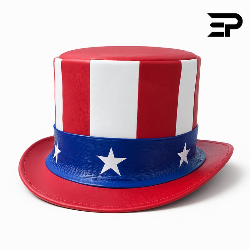Uncle Sam Top Hat - Etsy