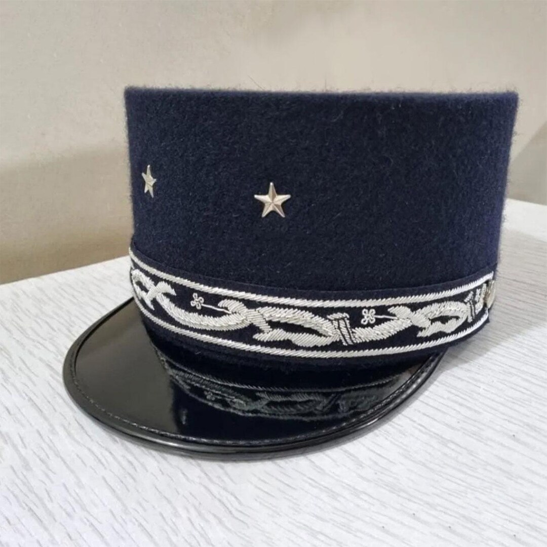 WW1 French Officer Kepi Cap Replica Handmade High Quality Kepi Not a ...