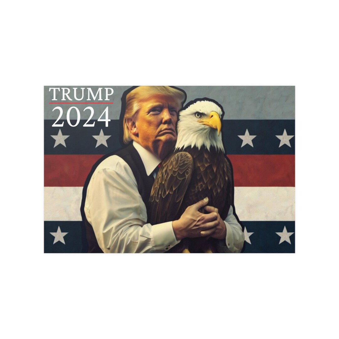 TRUMP 2024 Satin Poster - Etsy