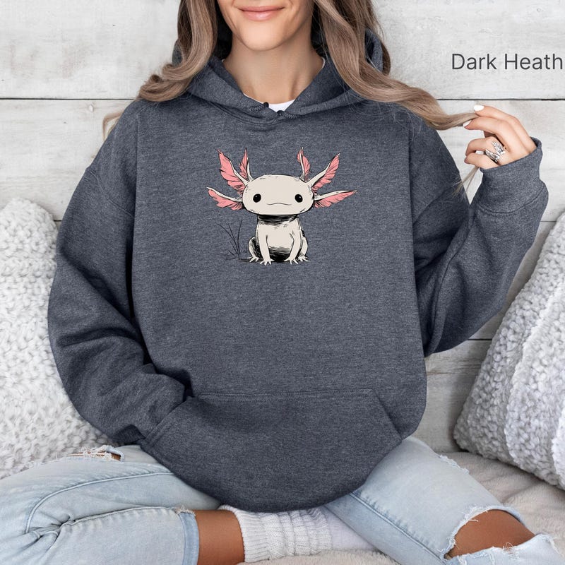 Axolotl Mens Hoodie - Etsy