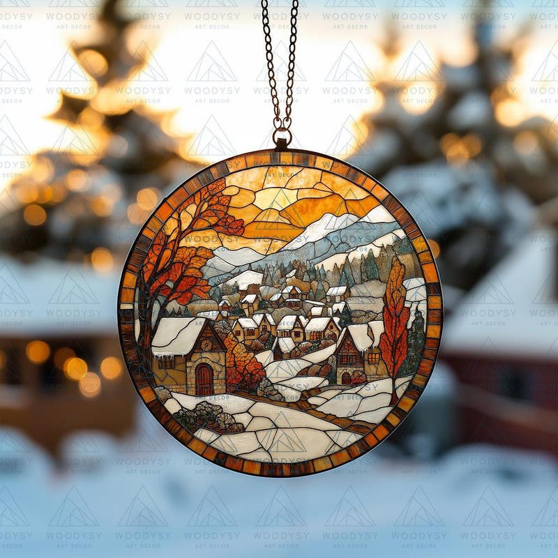 Christmas Suncatcher - Etsy