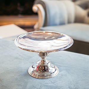Handmade Silver Plated Cake Stand, 3 Different Sizes, Silver Plating on ...