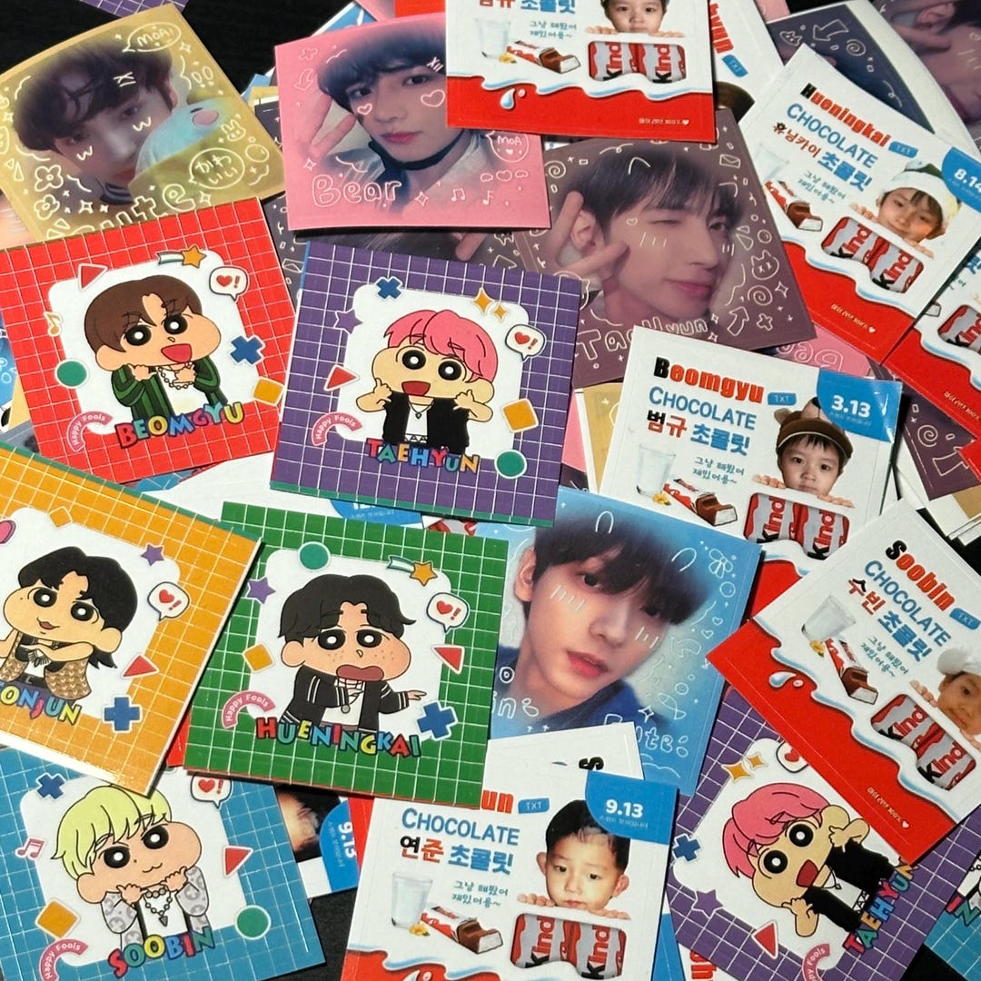 TXT MAILING STICKERS - Pack of 30 (waterproof) | Txt Stickers, K-pop ...