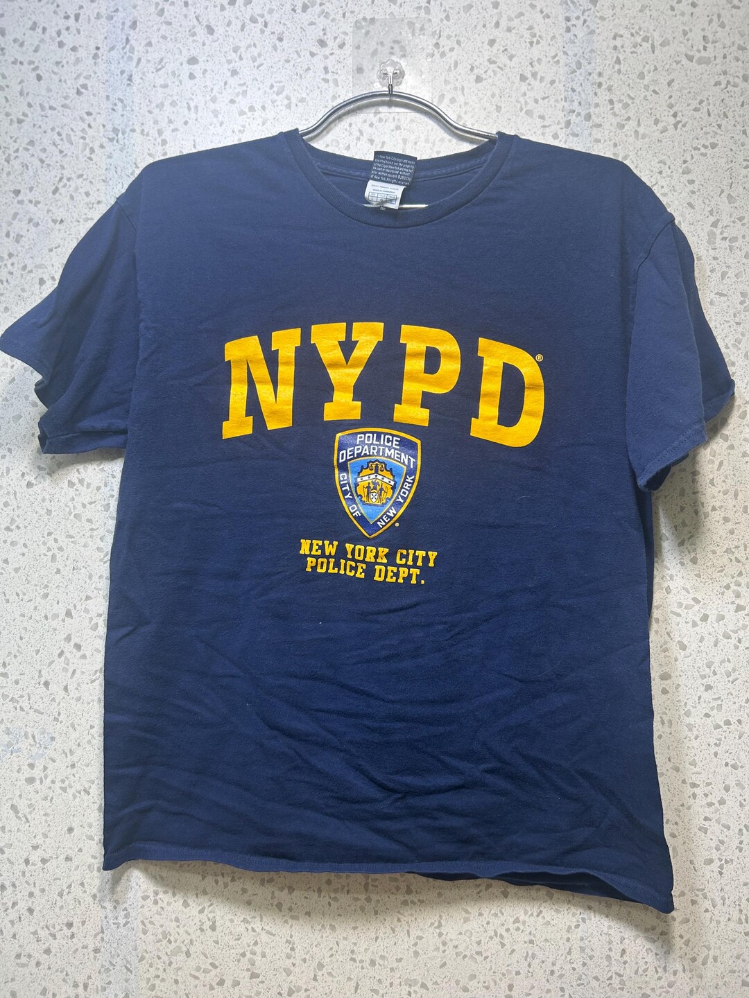 Vintage NYPD Police Department 00s T-shirt Size L - Etsy