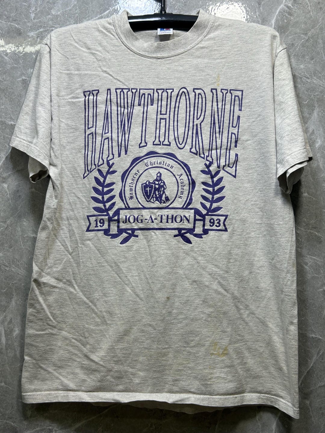 Vintage Hawthorne Jog-a-thon 00s T-shirt Size L - Etsy