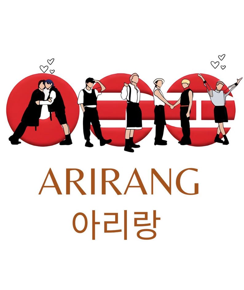 BTS Arirang World Tour 2026 Design, Arirang Graphic, K-Pop Shirt Design ...