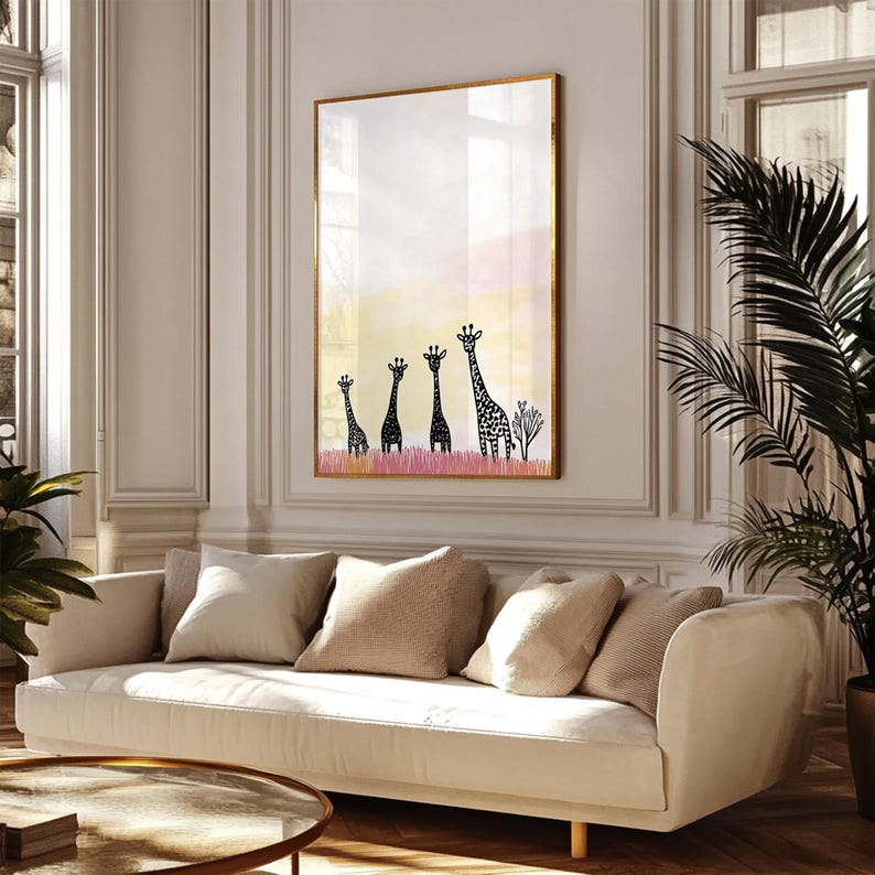 Mockup de marco dorado vertical, mockup de poster para arte impreso ...