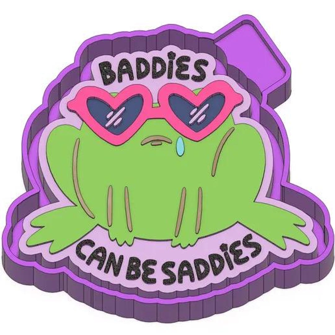 Baddies Can Be Saddies Frog Freshie Mold - Etsy