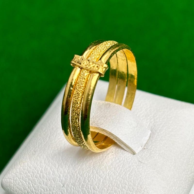 24k Gold Ring - Etsy