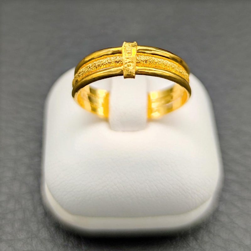 24k Gold Ring - Etsy