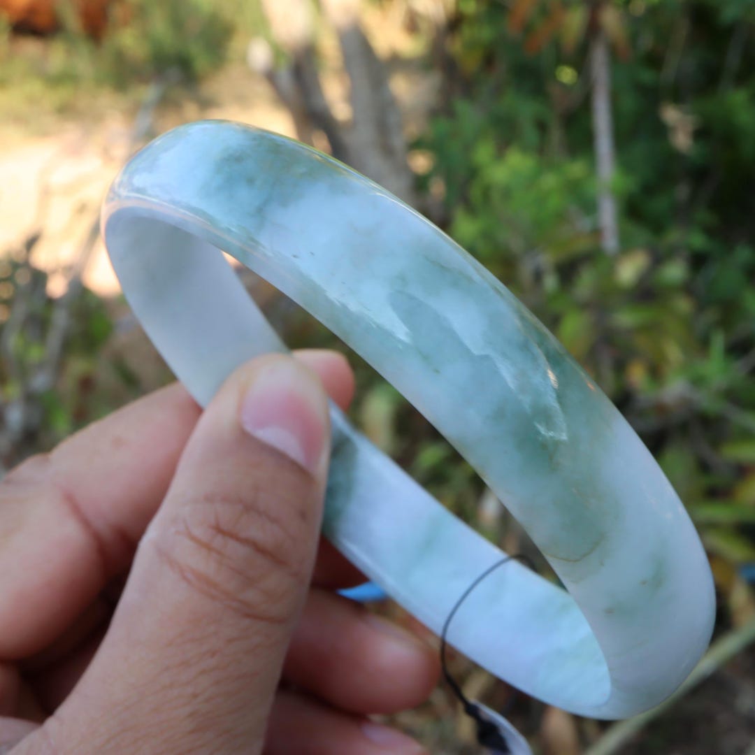 Rare 78.5mm Extra Large Rare Natural Grade A Jadeite Jade Bangle ...