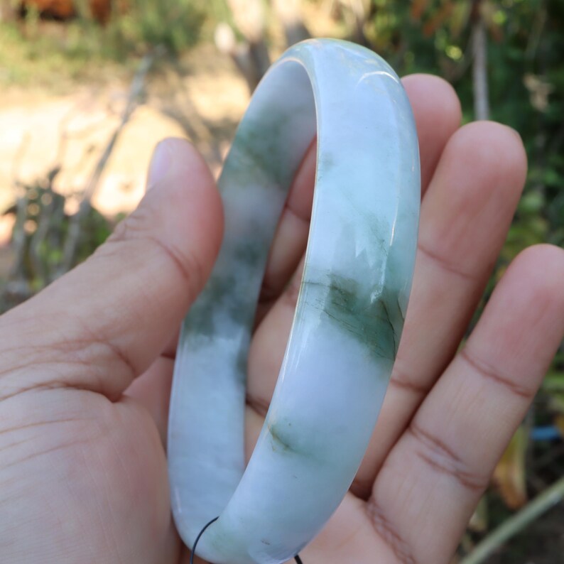 Rare 78.5mm Extra Large Rare Natural Grade A Jadeite Jade Bangle ...