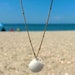 Seashell Necklace Beach Jewelry Gulf Coast Real Scallop Shell Custom ...
